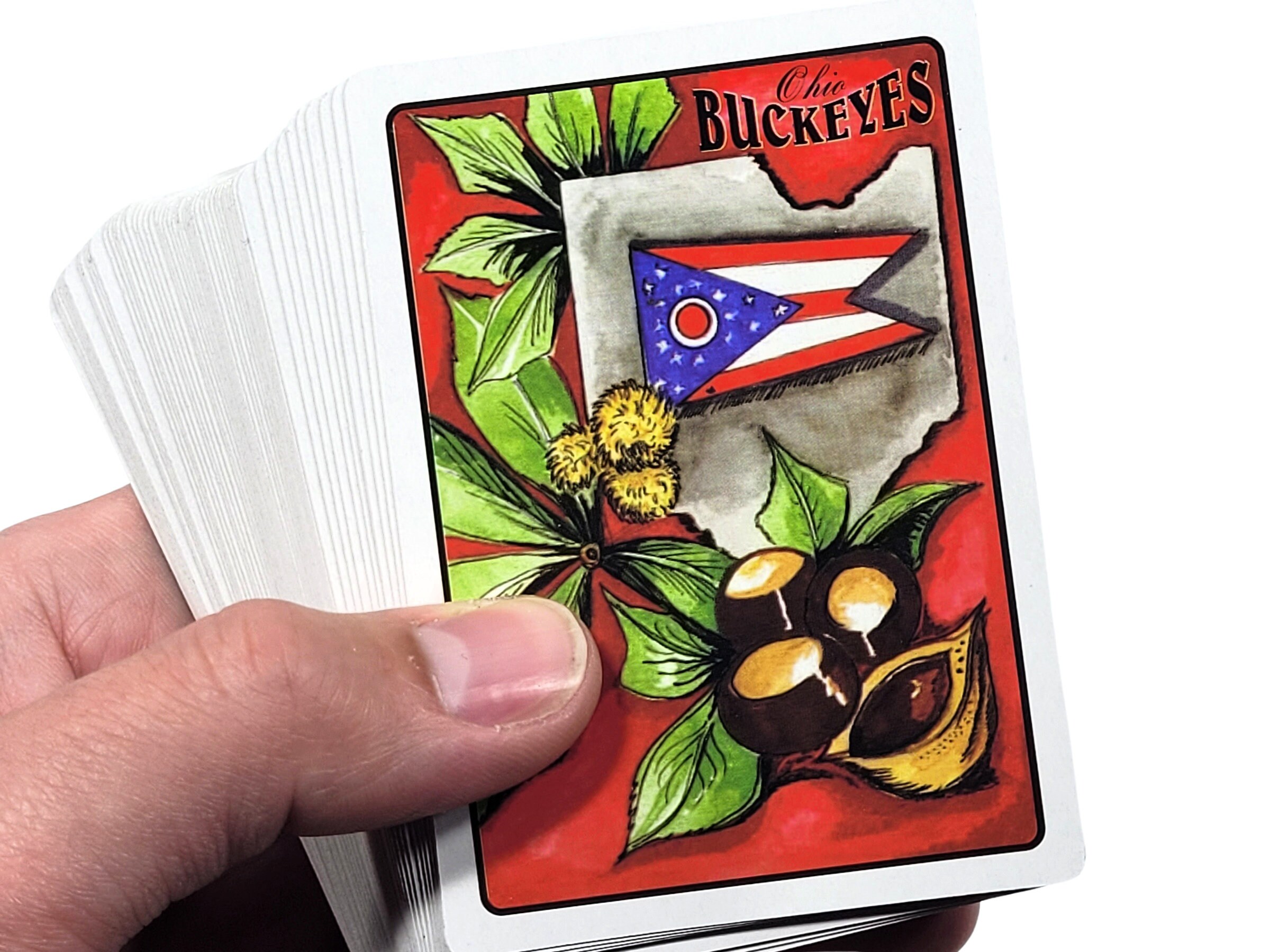 Ohio Buckeye Trivia Playing Cards: Collectible Limited Edition Deck - Etsy