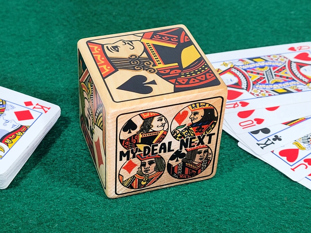 The Bowers Deluxe Suited Trump Marker/indicator Gift Cube for Poker, Euchre and Card Game ...