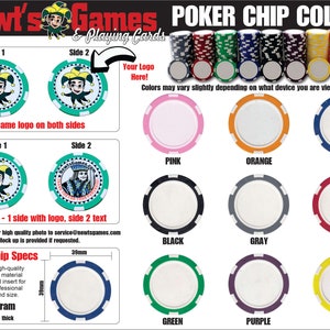 Custom Logo Poker Chips for Your Small Business, Non-profit or ...