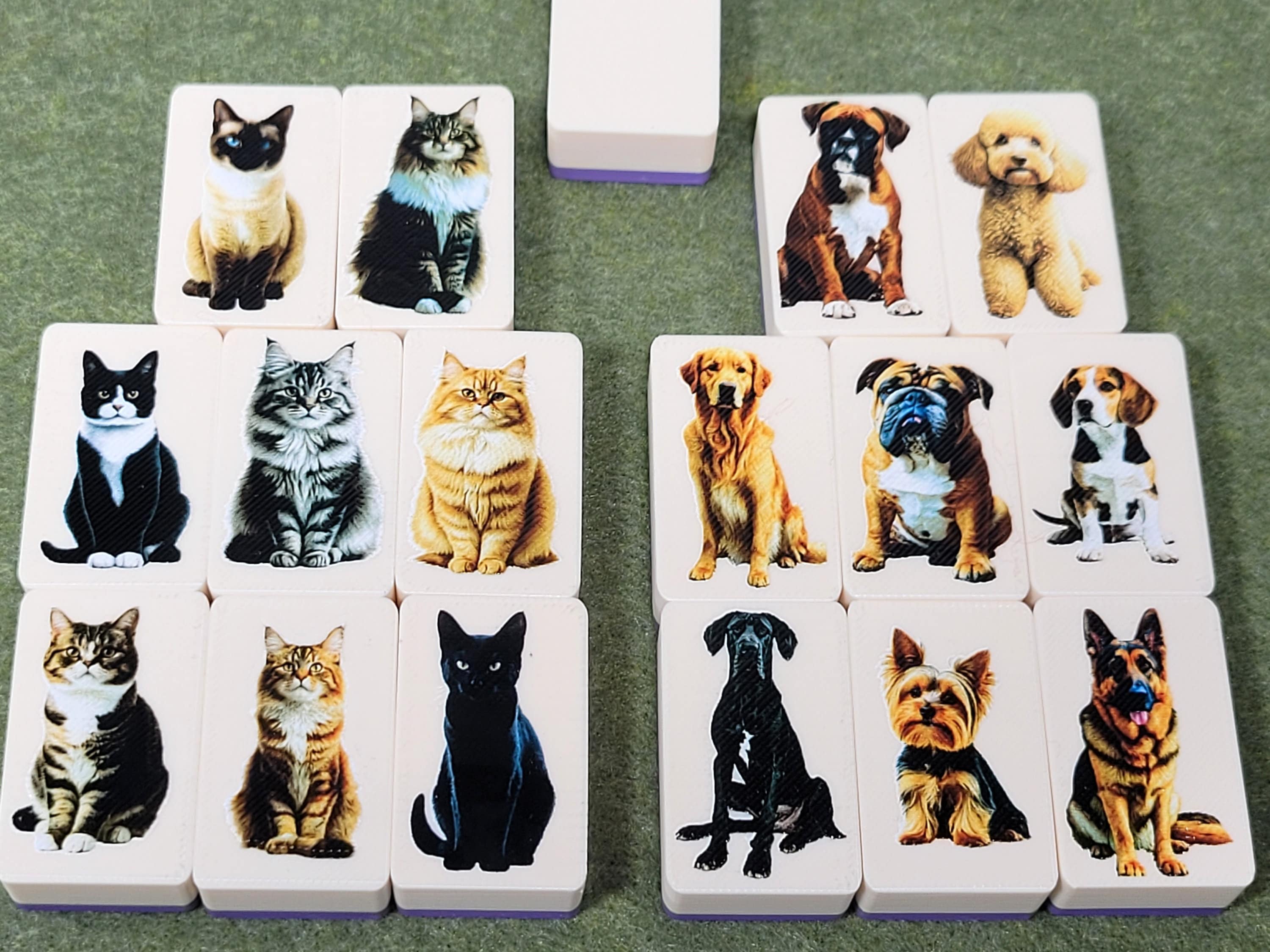 Dogs and Cats Mahjong Tile Game: Seaside Escape, Memory Match - Made in ...