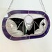 Stained Glass Bat and Moon Suncatcher Window Hanging - MADE TO ORDER ...