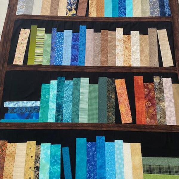 Bookcase Quilt Pattern - Etsy