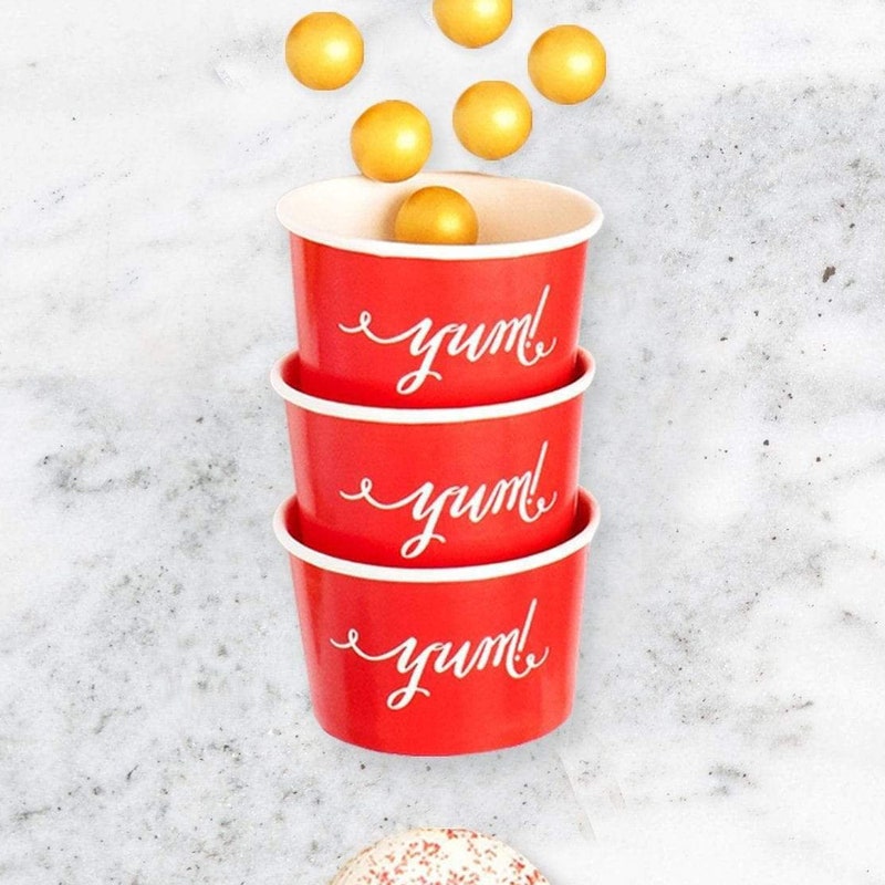 Red Ice Cream Cup - Etsy