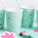 Cactus Paper Cups, Set of 6 Cactus Party Cups With Gold Foil Details - Etsy