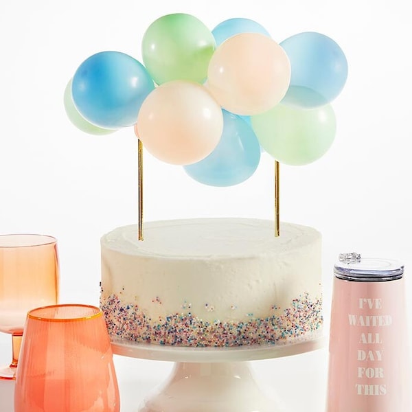 Mini Balloon Cake Topper - Etsy