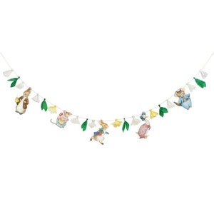 Peter Rabbit Garland, Includes 5 Peter Rabbit and Friends Characters ...