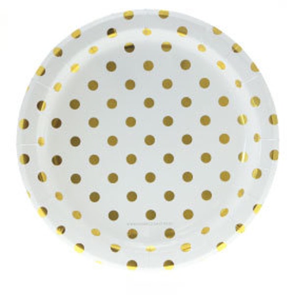 Polka Dot Plates - Etsy