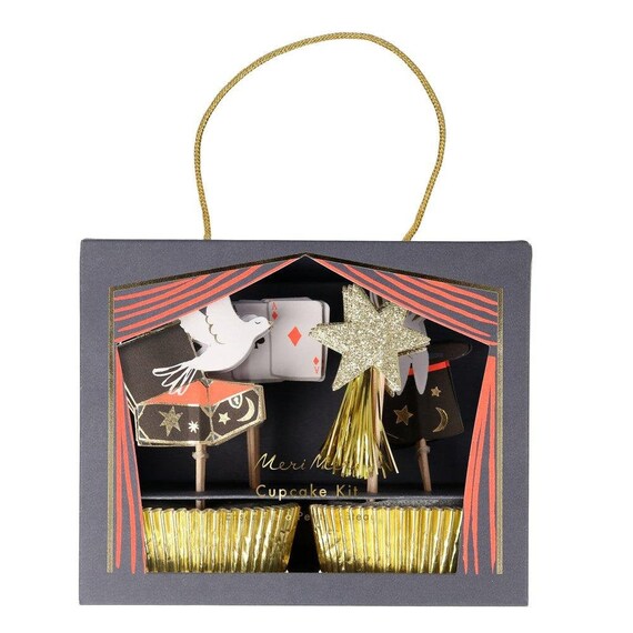 Magic Cupcake Kit Includes 24 Cupcake Toppers in 4 Styles and | Etsy