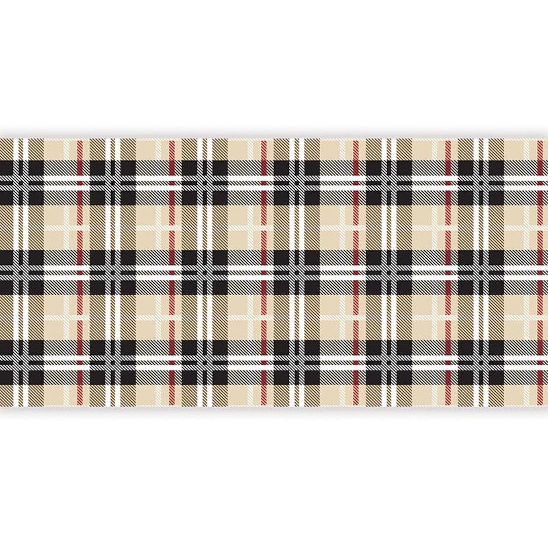 Brown Plaid Table Runner," Transform Your Christmas Tablescape With ...
