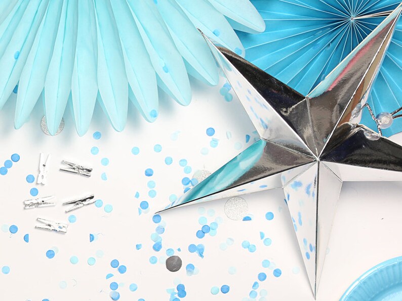 Blue Confetti Push Pop Release the Blue at Your Next Party - Etsy
