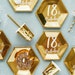 Customized Gold Birthday Number Party Cups, Set of 6 Gold Foil Cups ...
