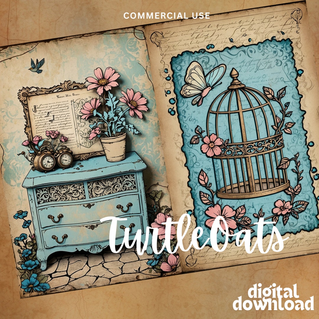 Life in Bloom, Spring, Journal Pages, Digital Download - Etsy