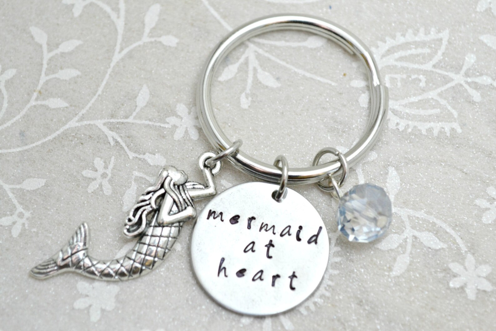 Mermaid Keychain, Beach Keychain, Ocean Keychain, Sea Keychain, Mermaid ...