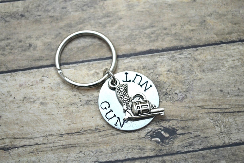 Gun Keychain, Gun Charm, Gun Accessory, Gun Nut, Gun Owner Gift ...
