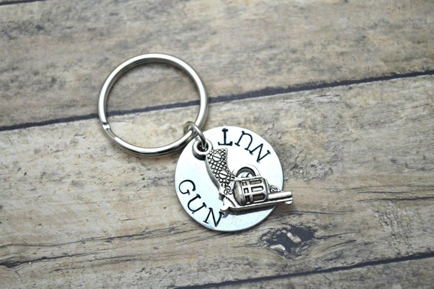 Gun Keychain, Gun Charm, Gun Accessory, Gun Nut, Gun Owner Gift ...