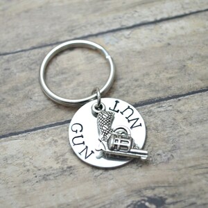 Gun Keychain, Gun Charm, Gun Accessory, Gun Nut, Gun Owner Gift ...