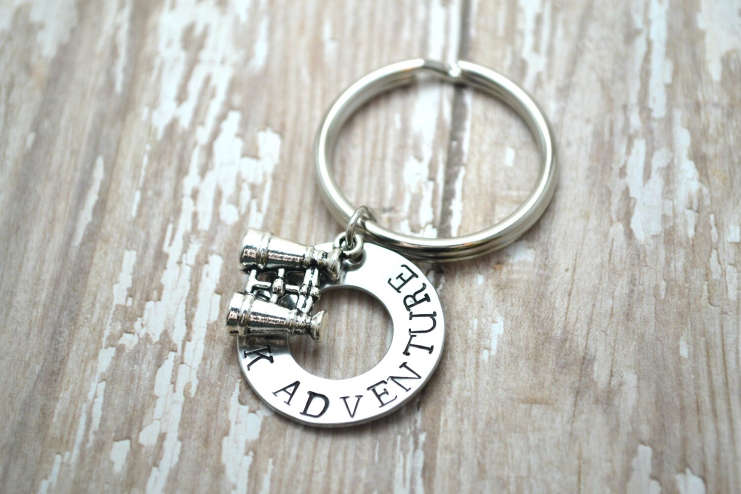 Adventure Keychain, Stamped Keychain, Custom Keychain, Adventure ...