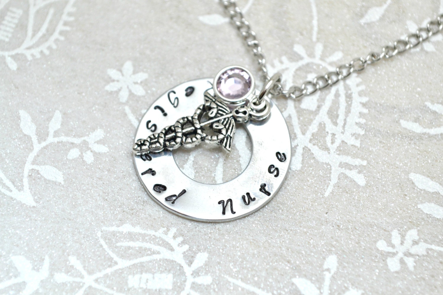 Nurse Necklace Registered Nurse RN Necklace Nurse Jewelry - Etsy