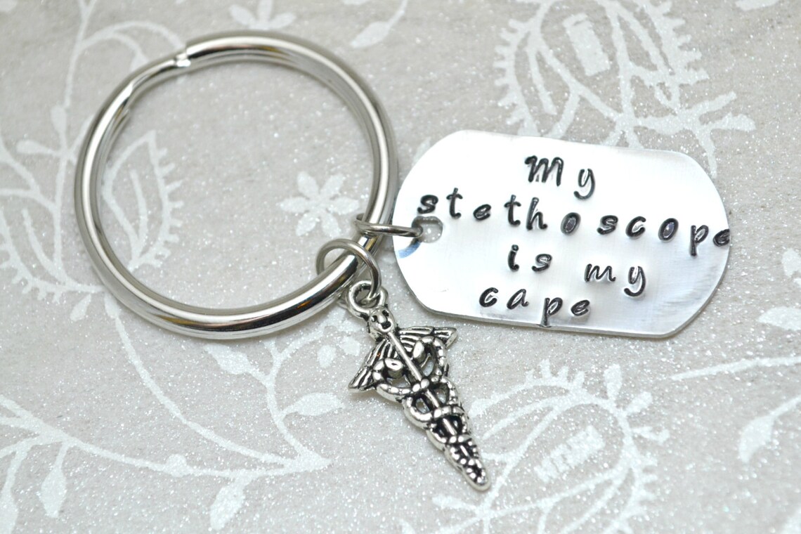 Nurse Keychain Registered Nurse Gift Doctor Keychain - Etsy