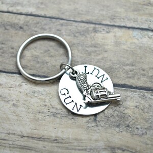Gun Keychain, Gun Charm, Gun Accessory, Gun Nut, Gun Owner Gift ...