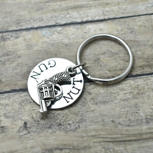 Gun Keychain, Gun Charm, Gun Accessory, Gun Nut, Gun Owner Gift ...