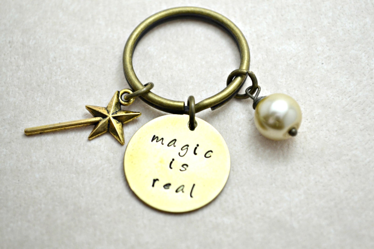 Magic Keychain Fairy Keychain Geek Keychain Fantasy - Etsy