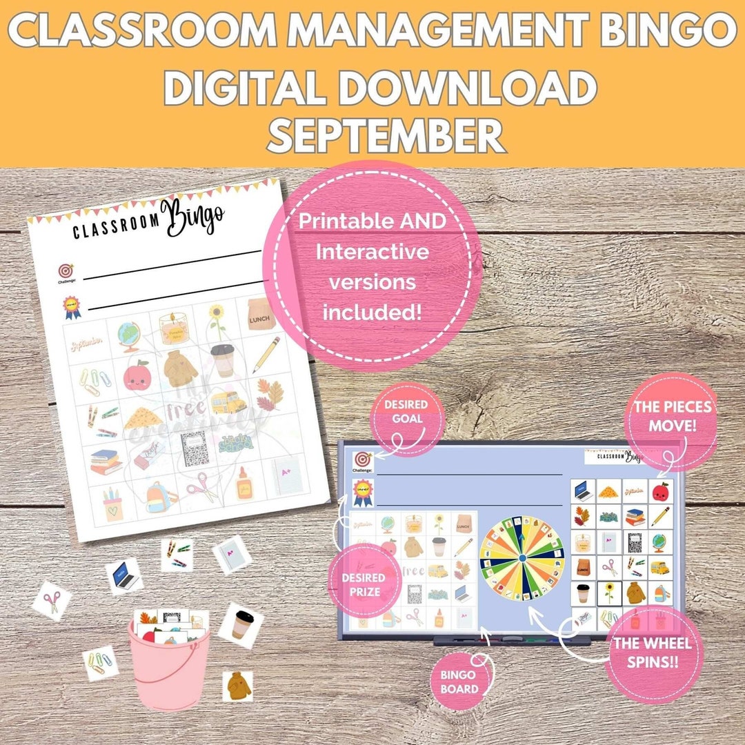 Classroom Management Bingo - Etsy