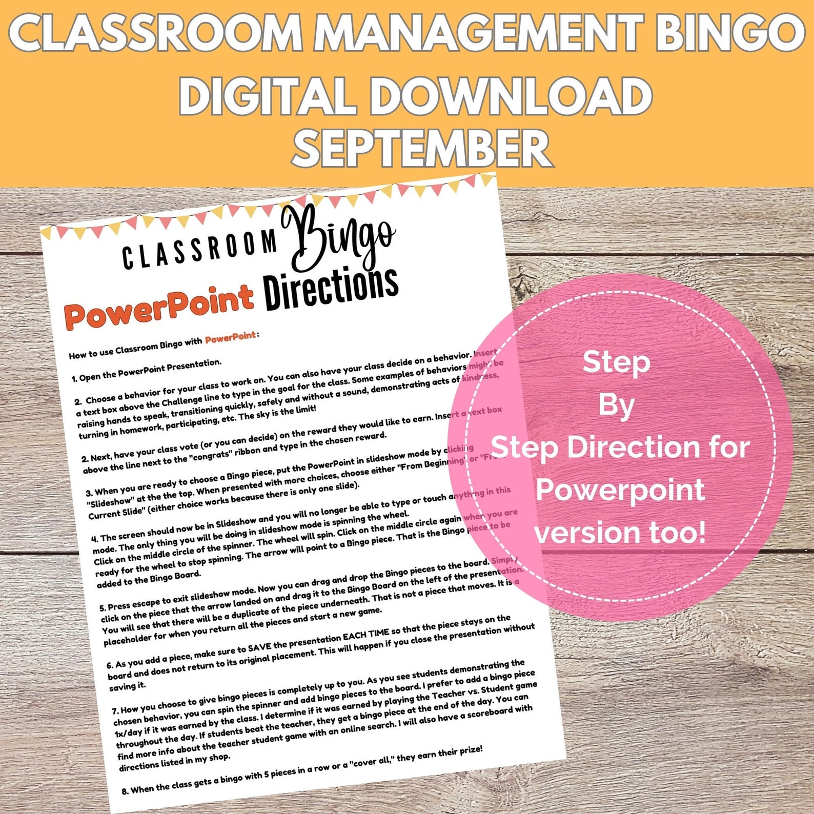 Classroom Management Bingo - Etsy