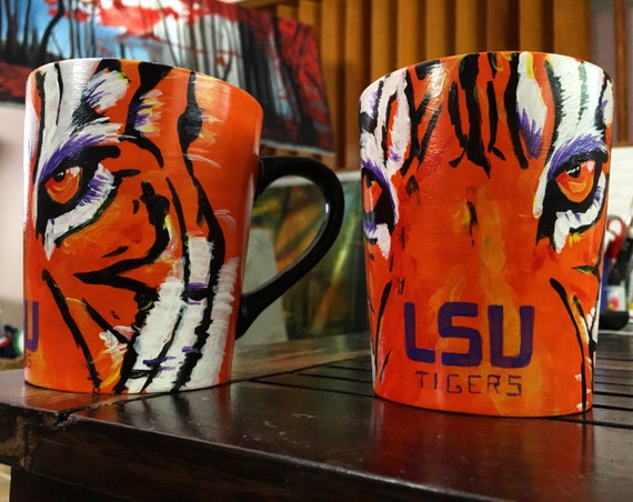 LSU Tiger Coffee Mug | Etsy