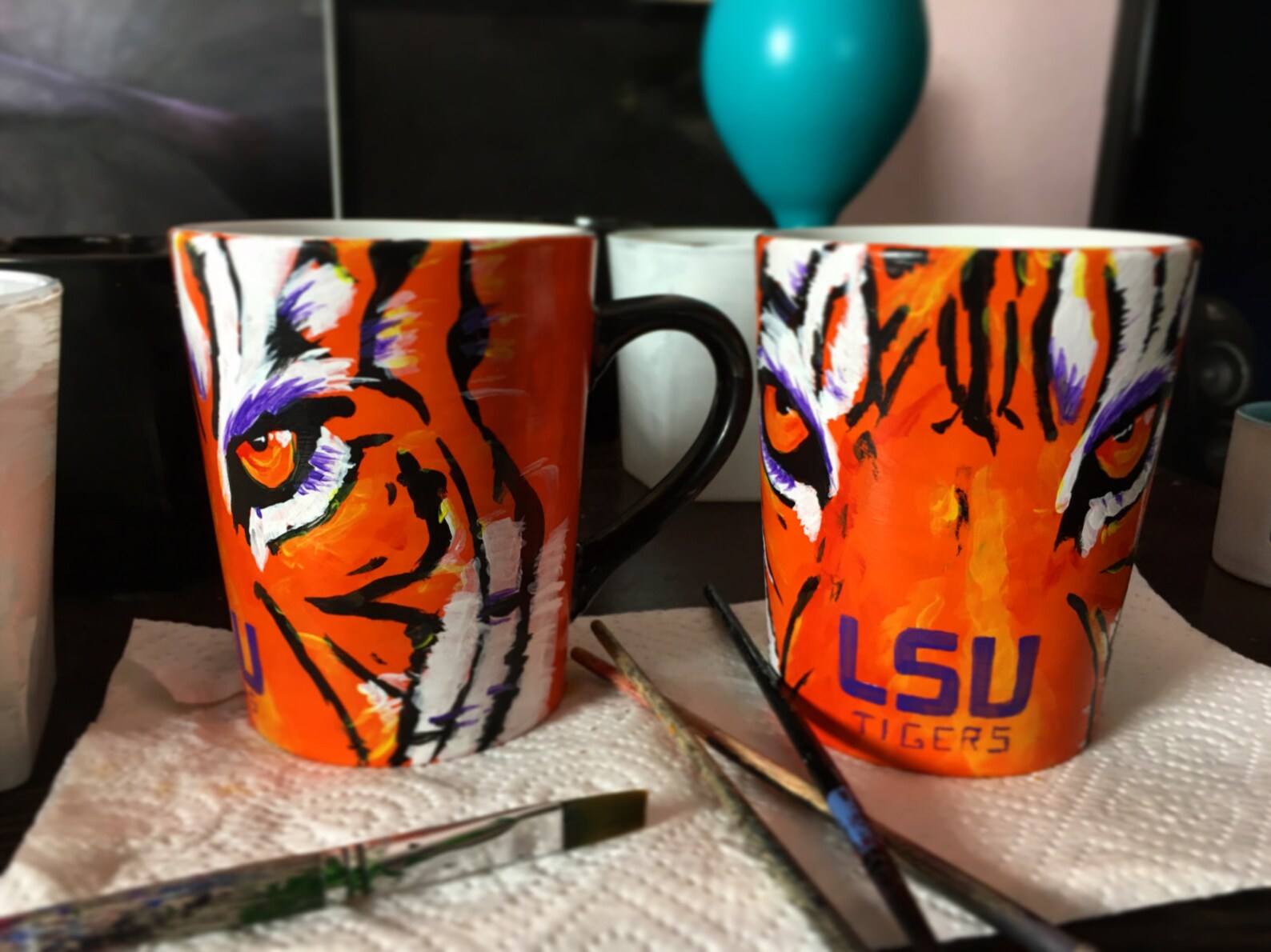 LSU Tiger Coffee Mug | Etsy