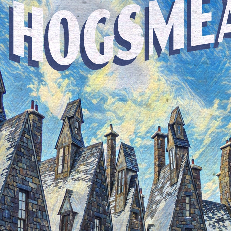 8 Wizarding Travel Posters, 8x10 Inch, Magic Castle Train Express Wall ...