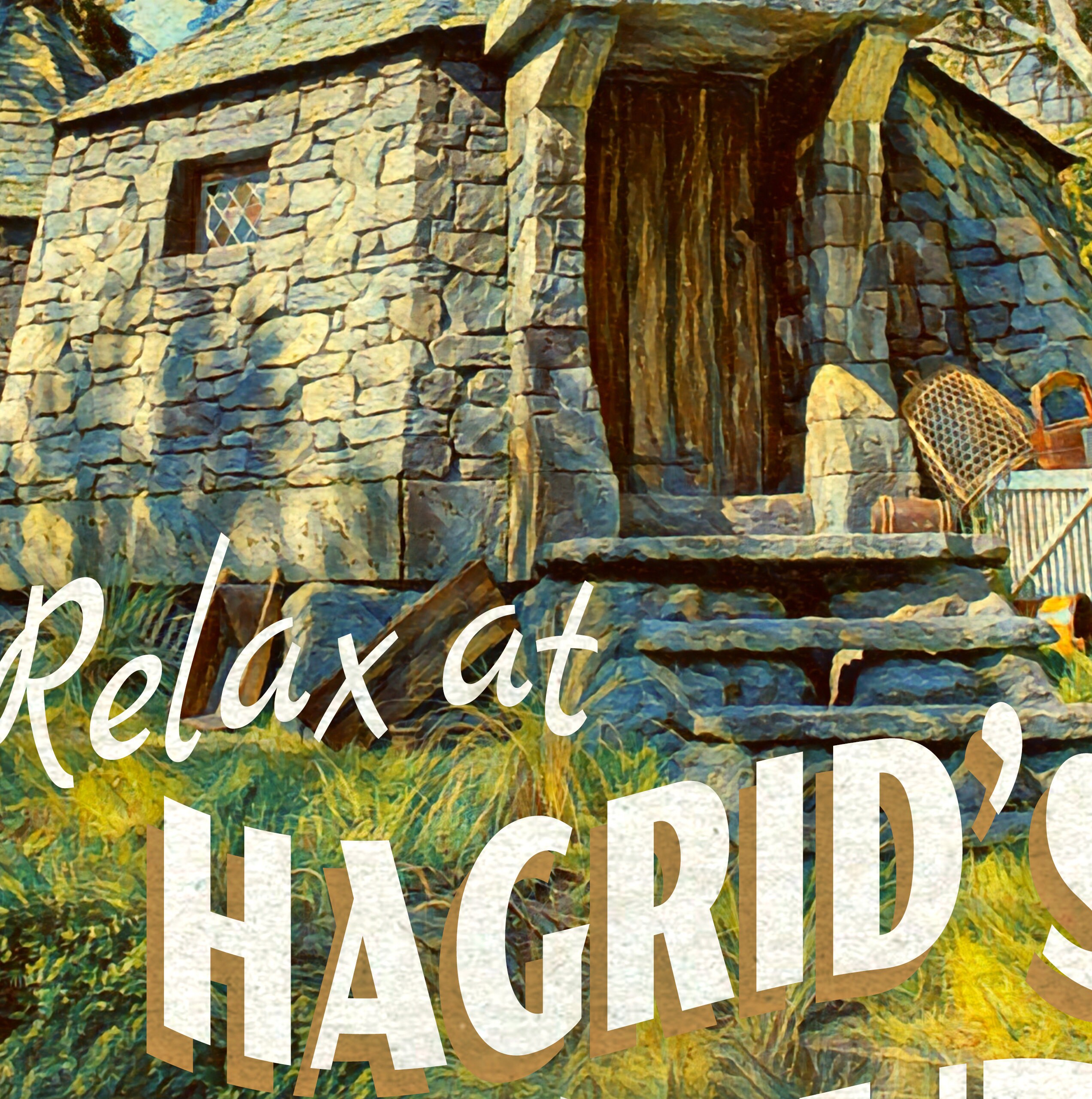 8 Wizarding Travel Posters, 8x10 Inch, Magic Castle Train Express Wall ...