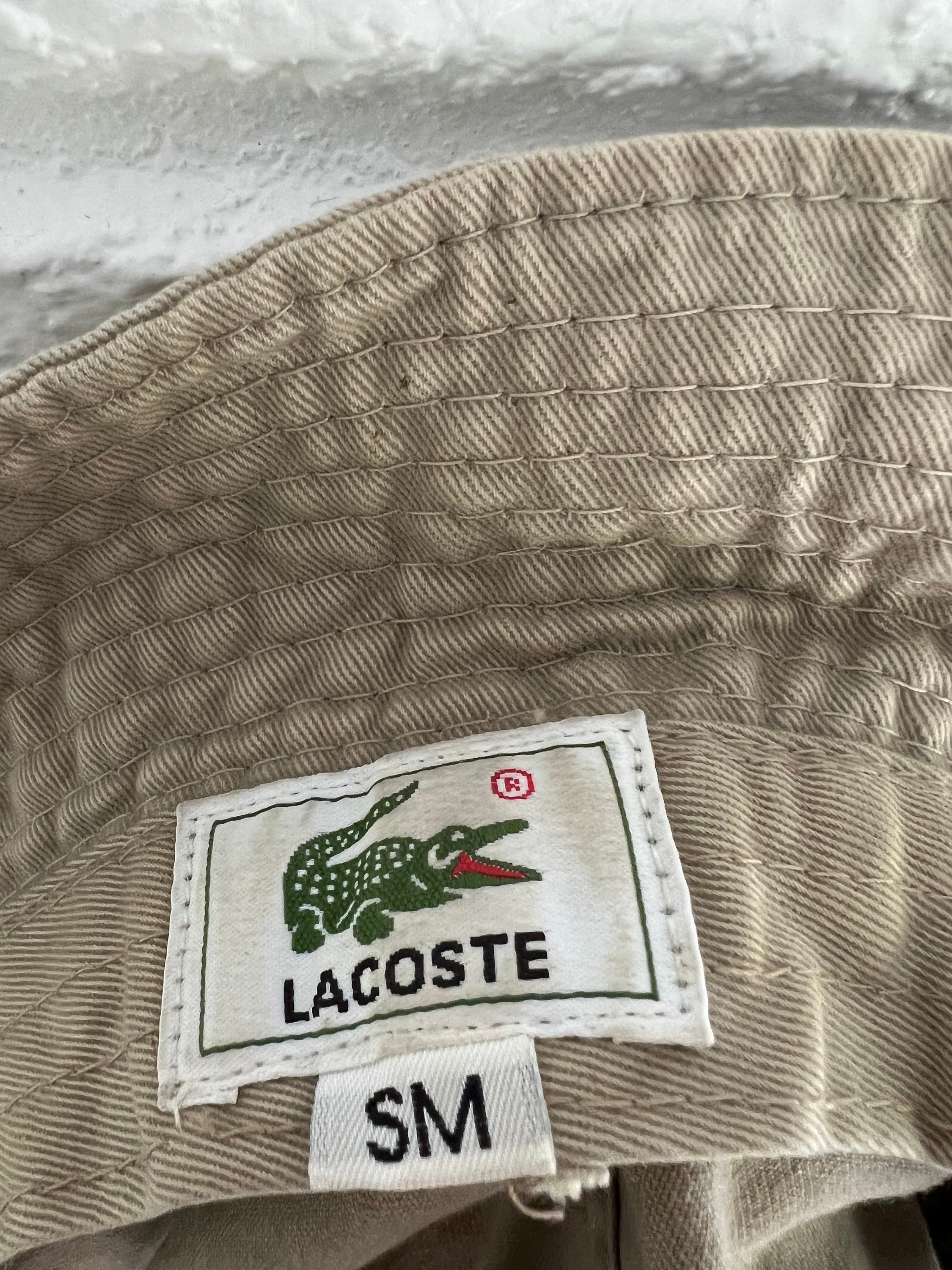 Lacoste Fisherman Bucket Hat Khaki - Etsy