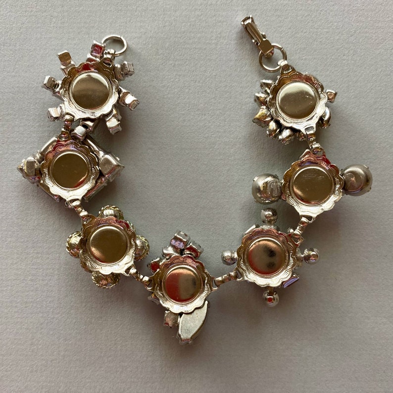 Sparkly Bracelet From Repurposed Vintage Crystal Rhinestone - Etsy