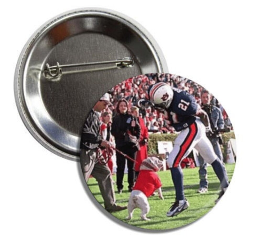 Uga Vs. Auburn Player Georgia Gameday Button - Etsy