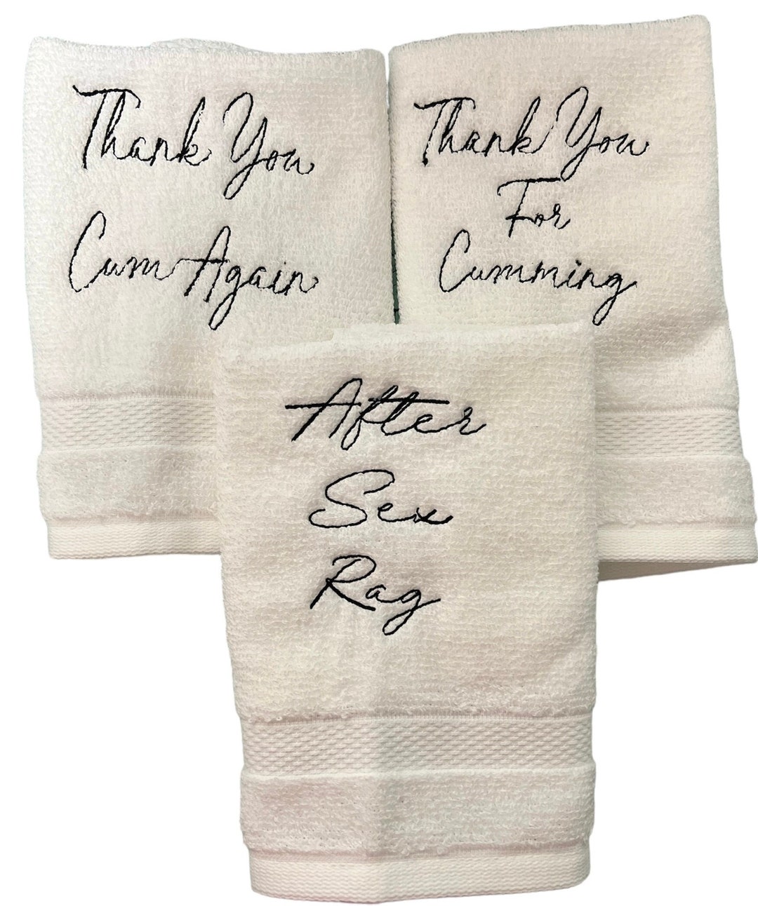 After Sex Rag Your Choice Of Design Etsy