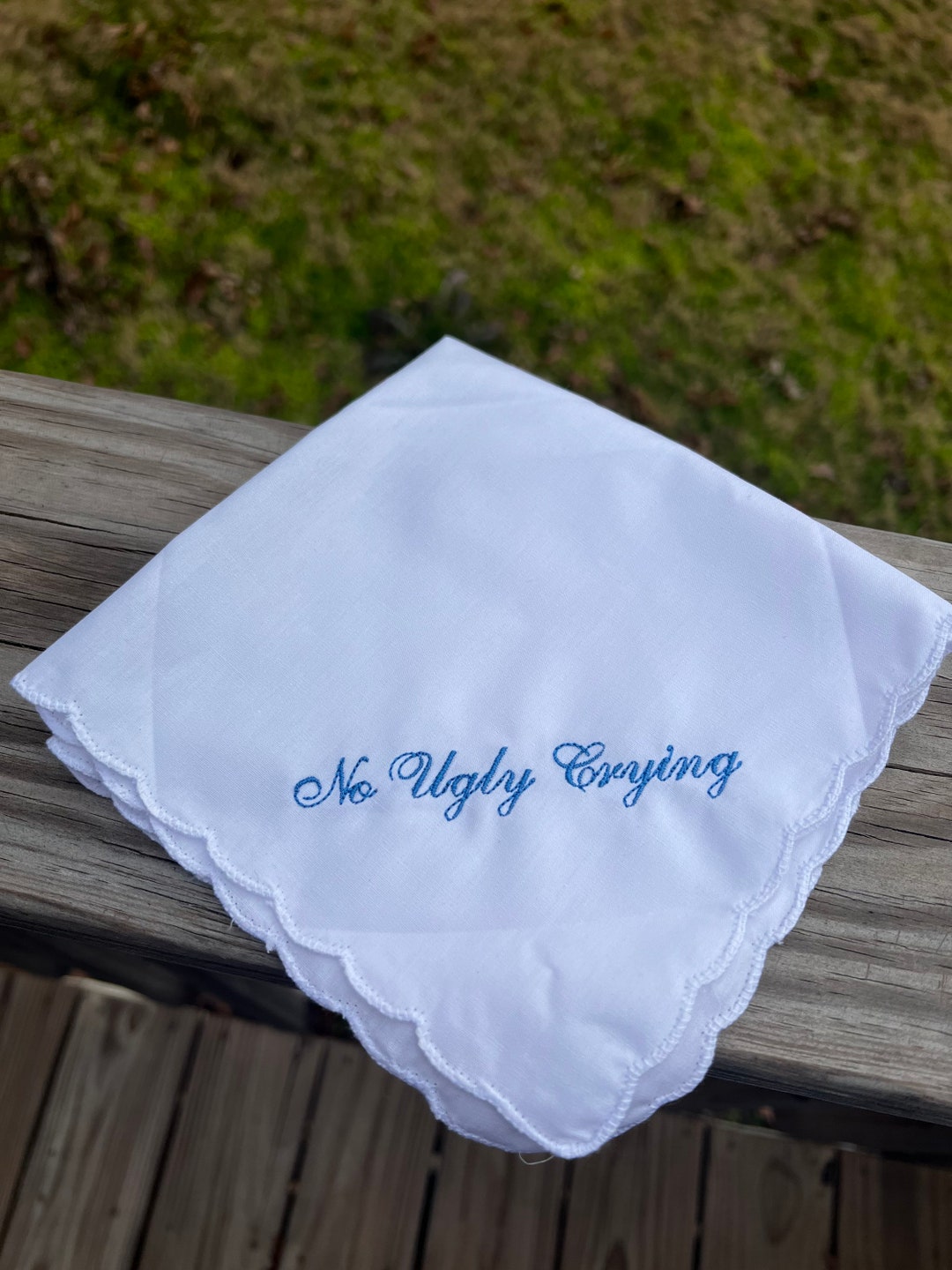 No Ugly Crying Handkerchief - Etsy
