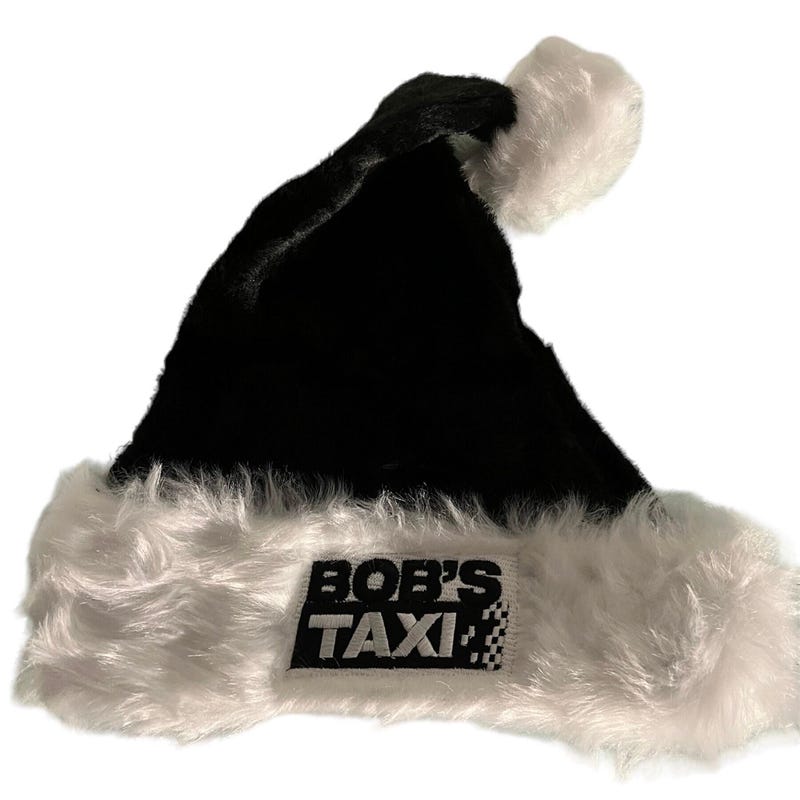 Black Santa Hat - Etsy