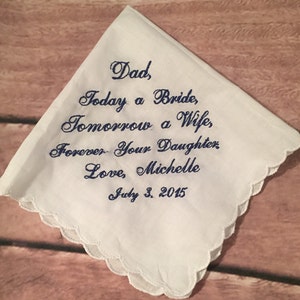 Custom Poem Handkerchief Your Choice of Words up to 65 Words - Etsy