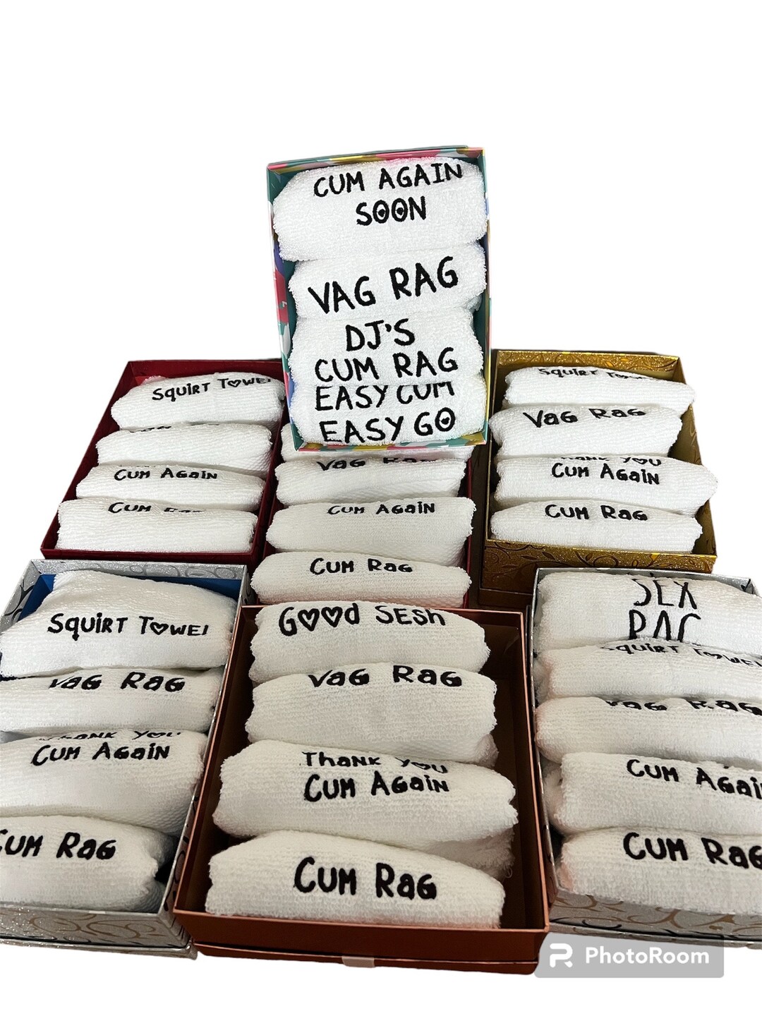 Custom Sex Rag Set Of 4 Your Choice Of Designs Valentines T T