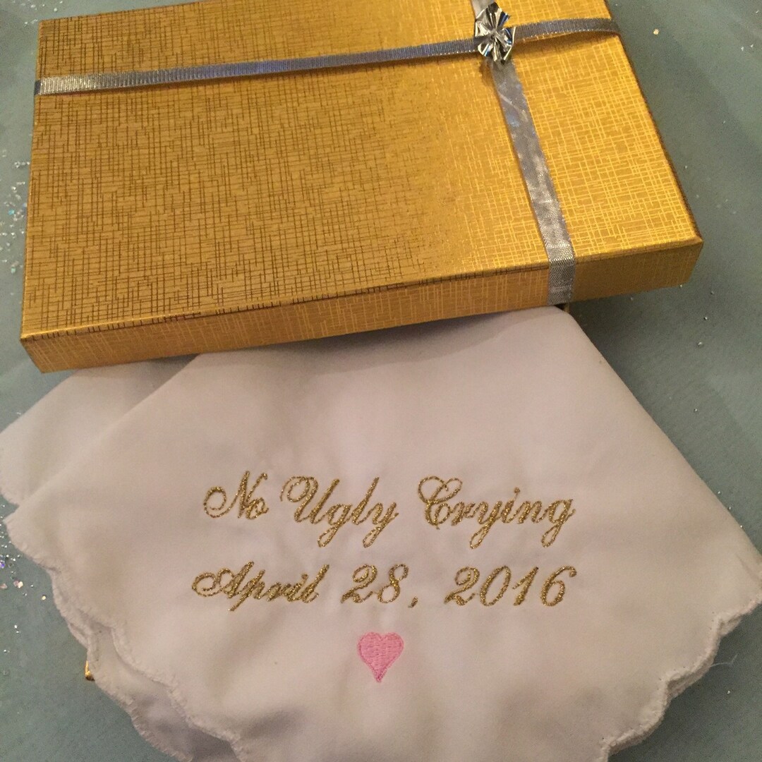 No Ugly Crying Handkerchief Set of 100 - Etsy