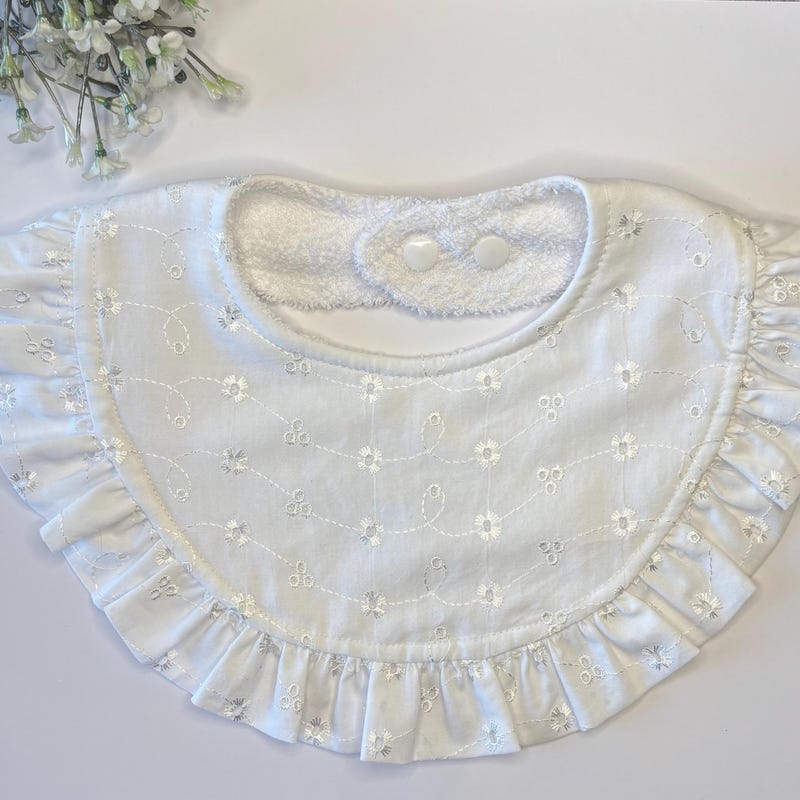 Ruffled Bib - Etsy