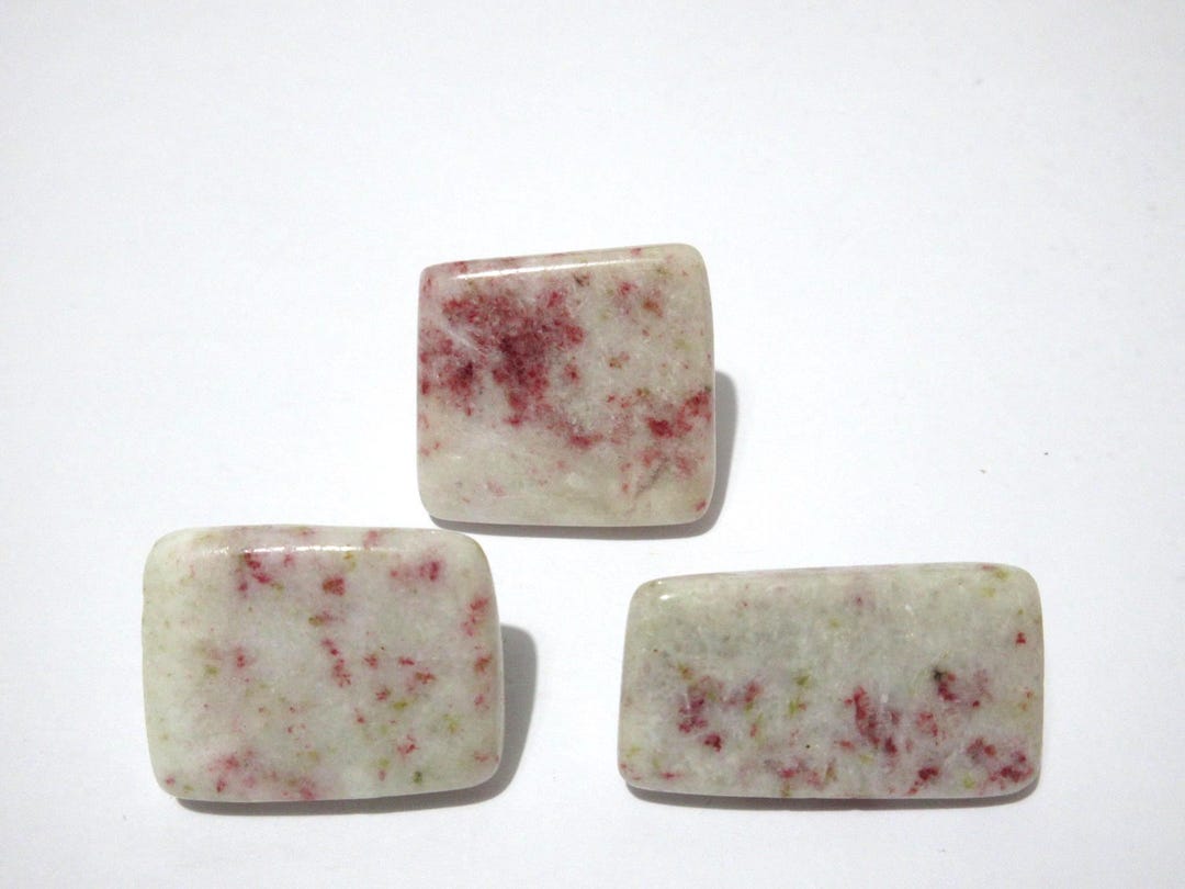 3 Cinnabar in Quartz (cinnabite) Polished Pieces - Etsy