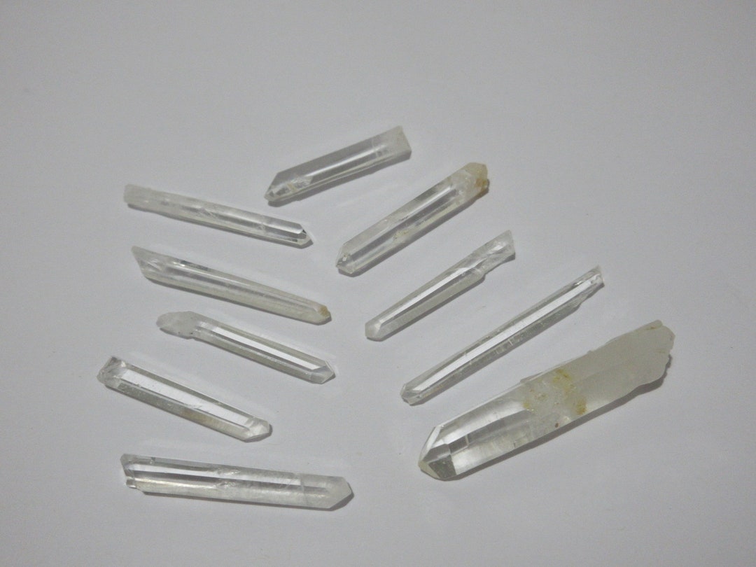 10 Colombian Blade of Light Quartz Crystals small - Etsy
