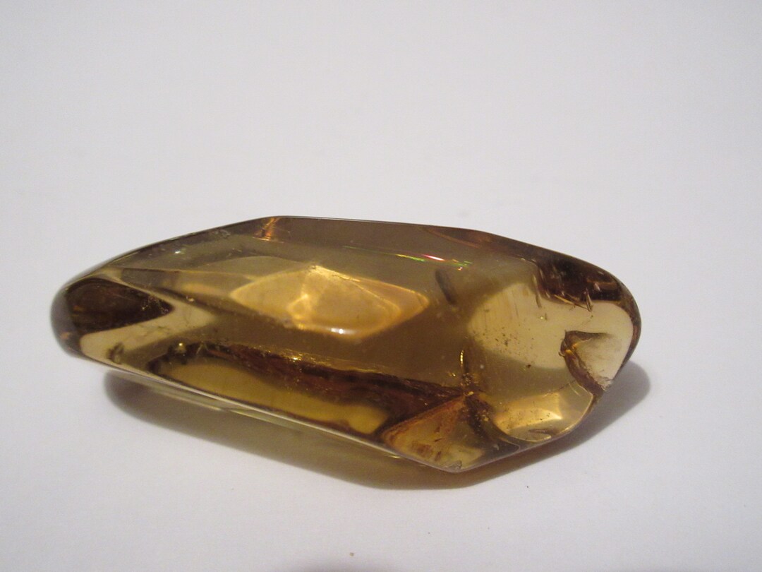 Natural Citrine Tumblestone Super Colour - Etsy