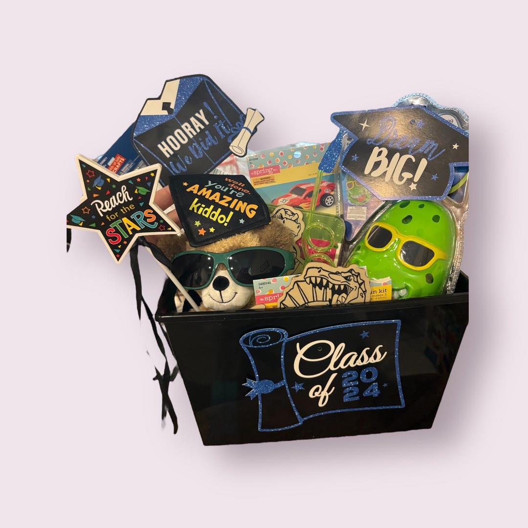 Pre K & Kinder Graduation Baskets - Etsy UK