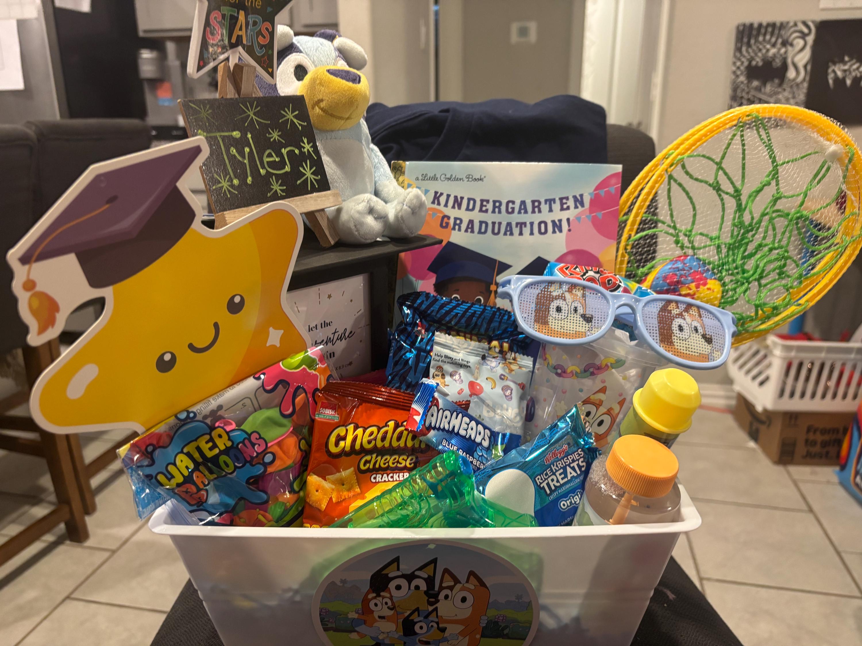 Bluey Pre K & Kinder Graduation Baskets - Etsy