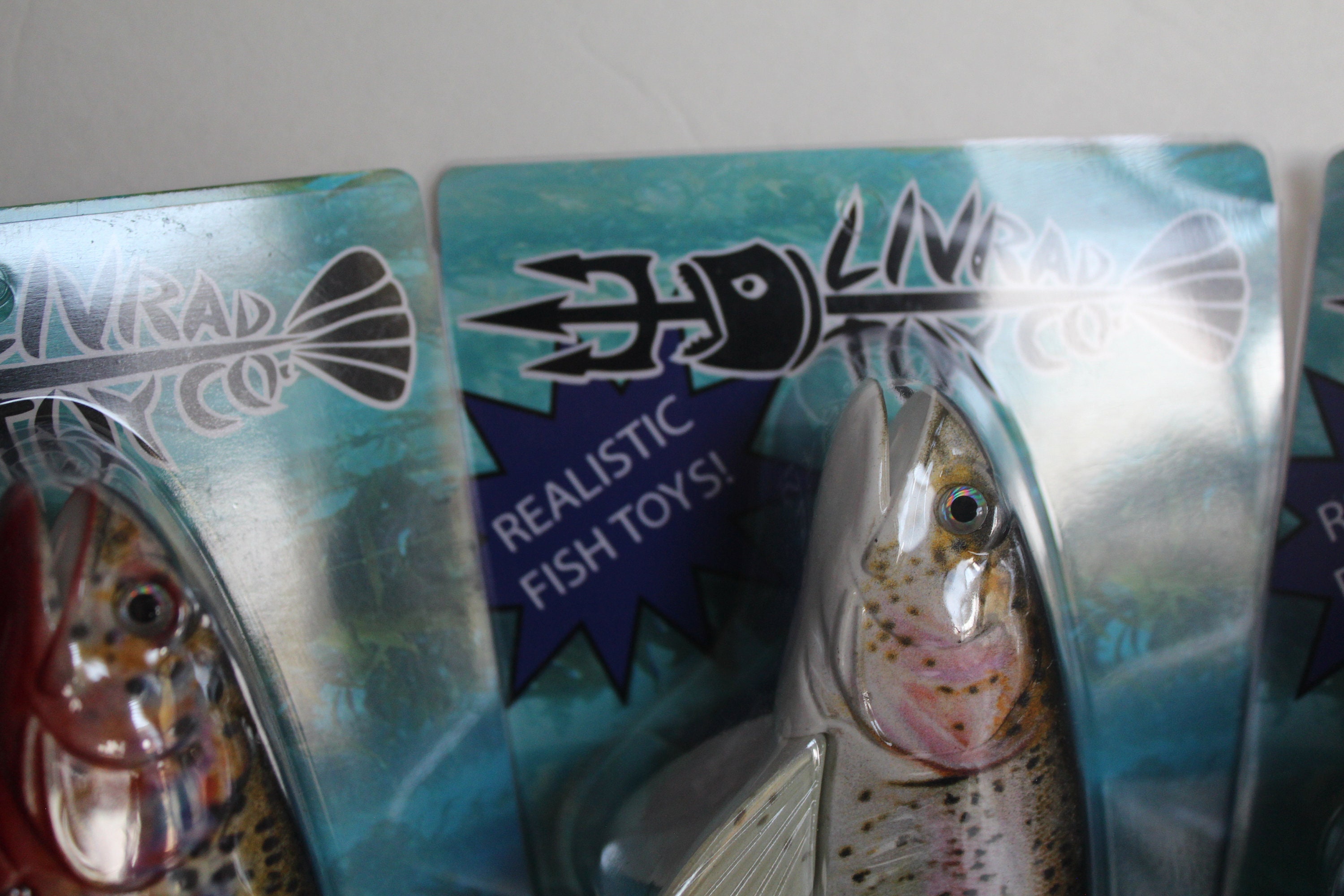 Realistic Trout 3 Pack rainbow Brown and Golden - Etsy