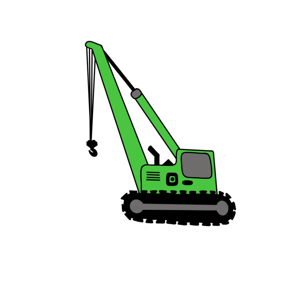 Crane Svg. Crane Png. Crane Clipart. Farm Truck Svg. Truck Svg ...