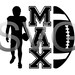Football Clipart. Football Mom Svg - Football Dad Svg - Football Player ...